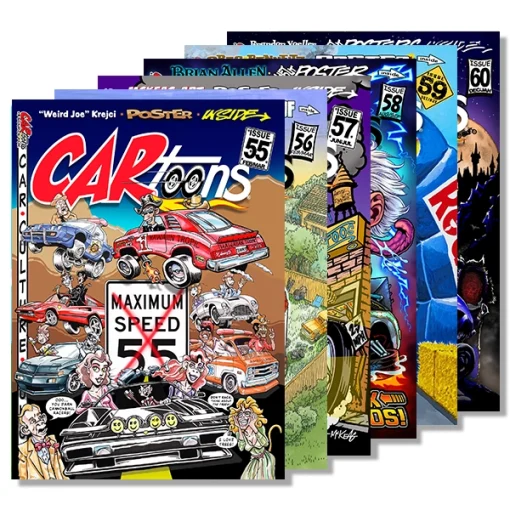 Issues #55 to #60 Bundle Set|Cartoons Magazine